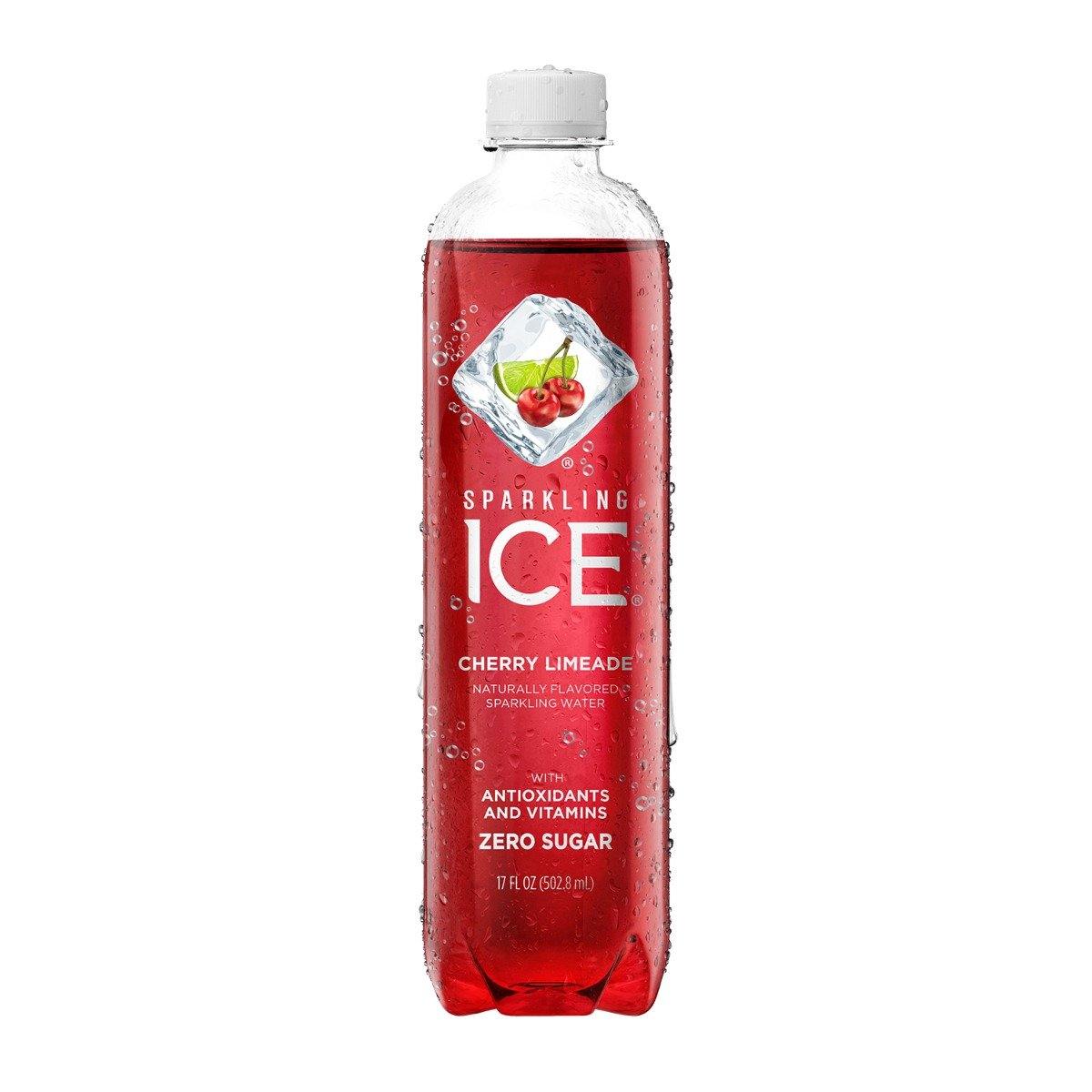 Sparkling Ice Naturally Flavored Sparkling Water, Cherry Limeade, 17 o – Oasis Snacks