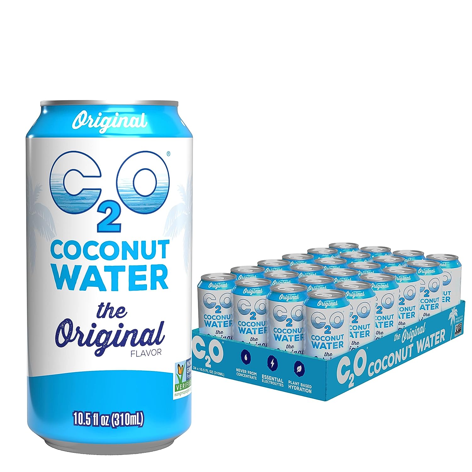 C2O Pure Coconut Water 10.5 oz (Pack of 24) – Oasis Snacks