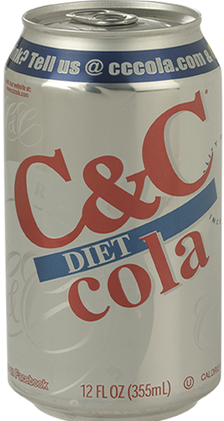 C&C Cola Soft Drink, Diet Cola, 12oz (Pack of 24) – Oasis Snacks