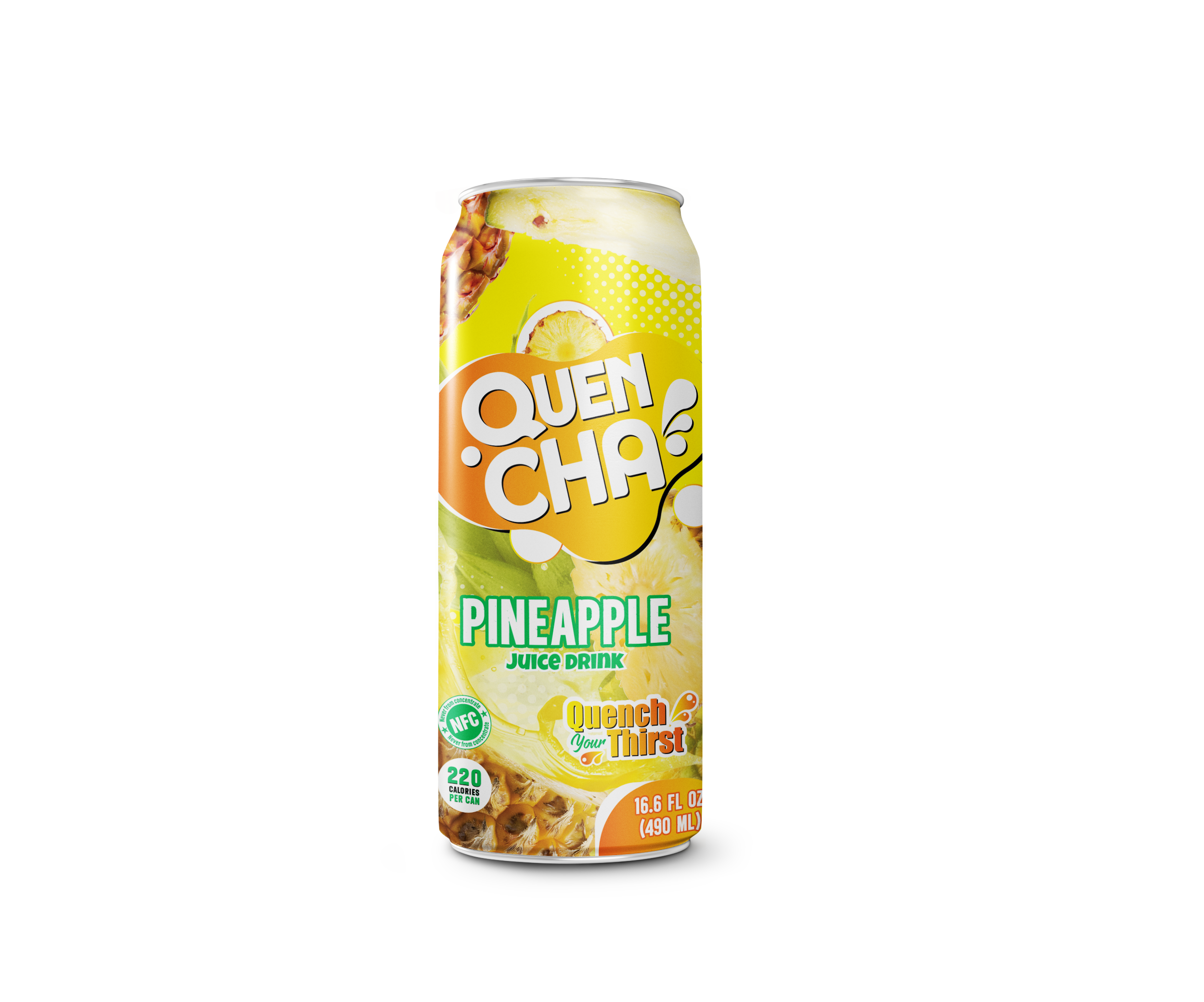 Quencha Juice Drink, Pineapple, 16.6oz - Multi-Pack – Oasis Snacks