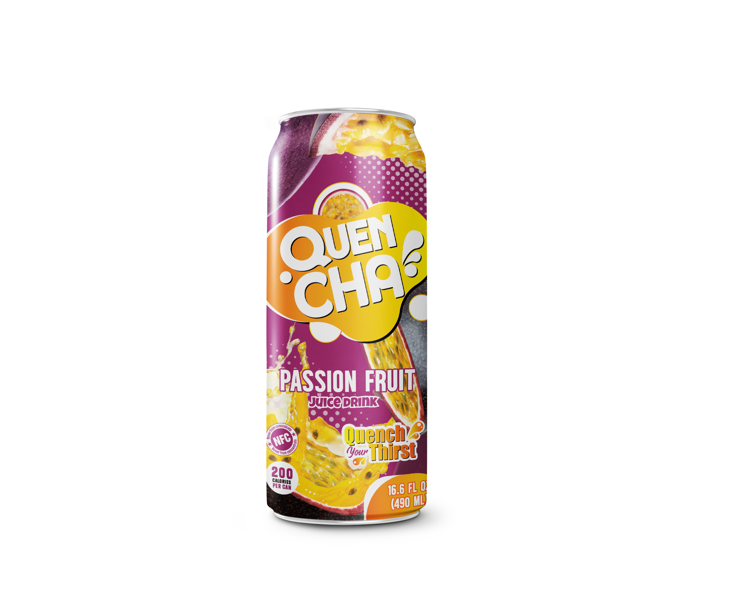 Quencha Juice Drink, Passion Fruit, 16.6oz - Multi-Pack – Oasis Snacks