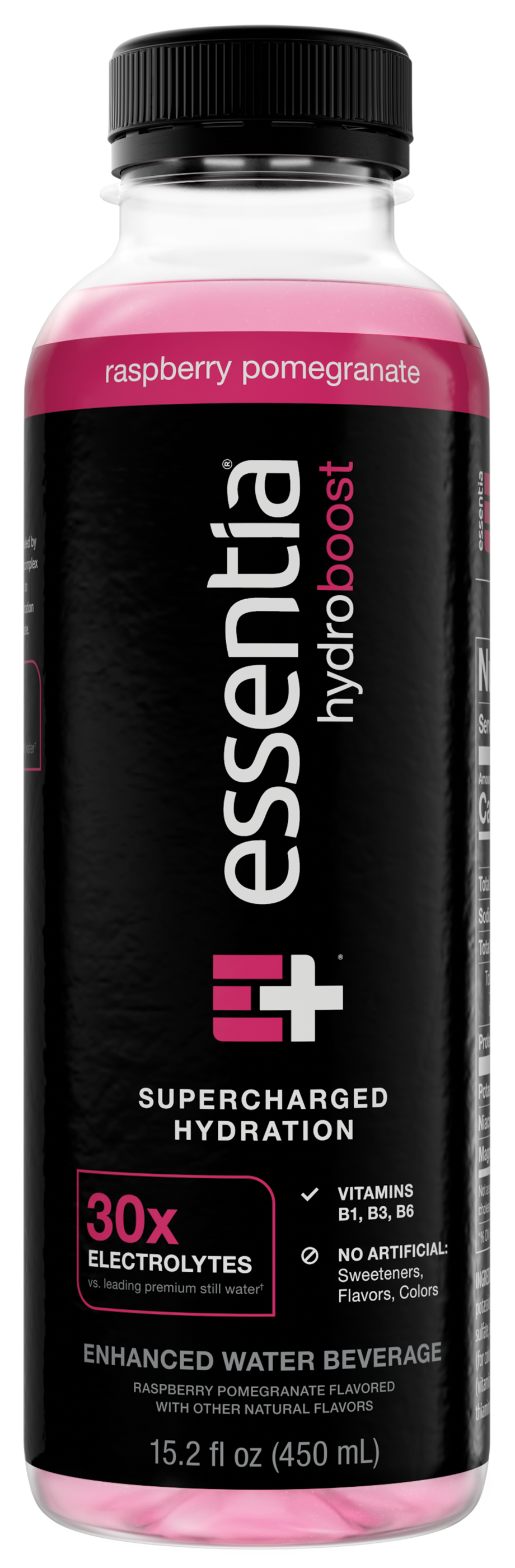 Essentia Hydroboost Enhanced Water, Raspberry Pomegranate, 15.2oz (Pac ...