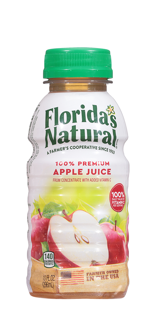 Florida's Natural Juice, Apple Juice, 10oz (Pack of 24) – Oasis Snacks