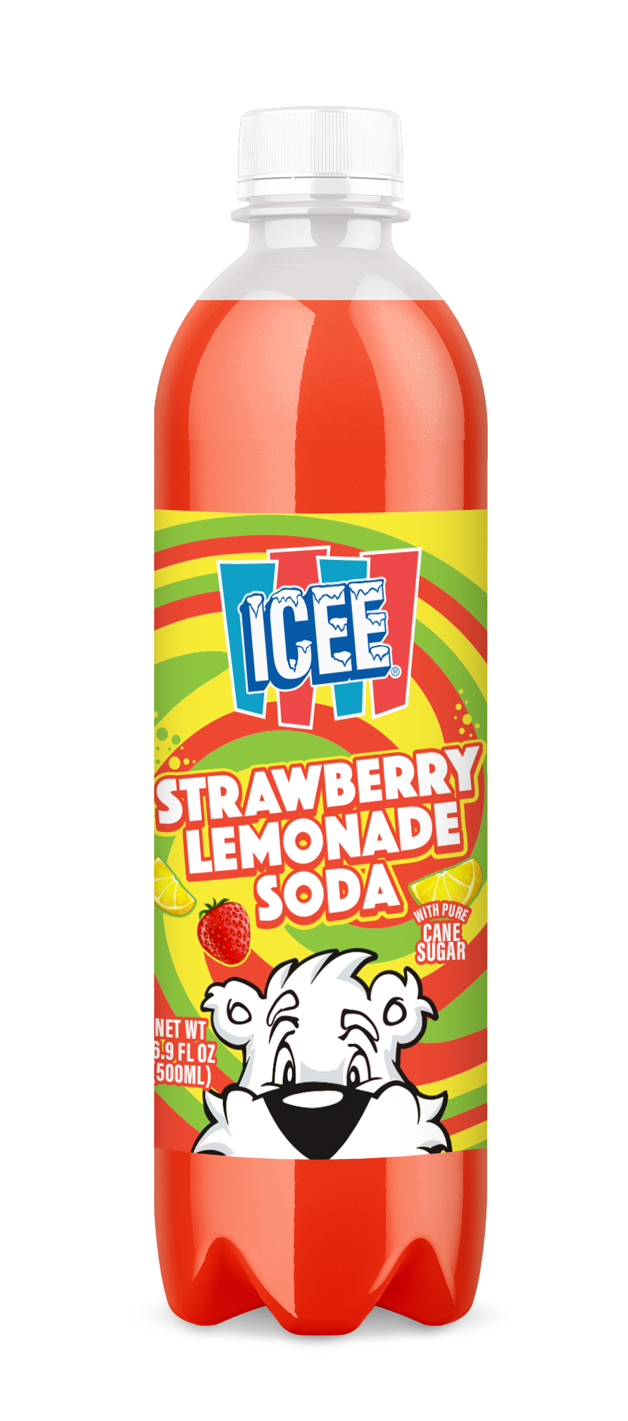 ICEE Sparkling Soda Soft Drink, Strawberry Lemonade, 17oz (Pack of 12 ...