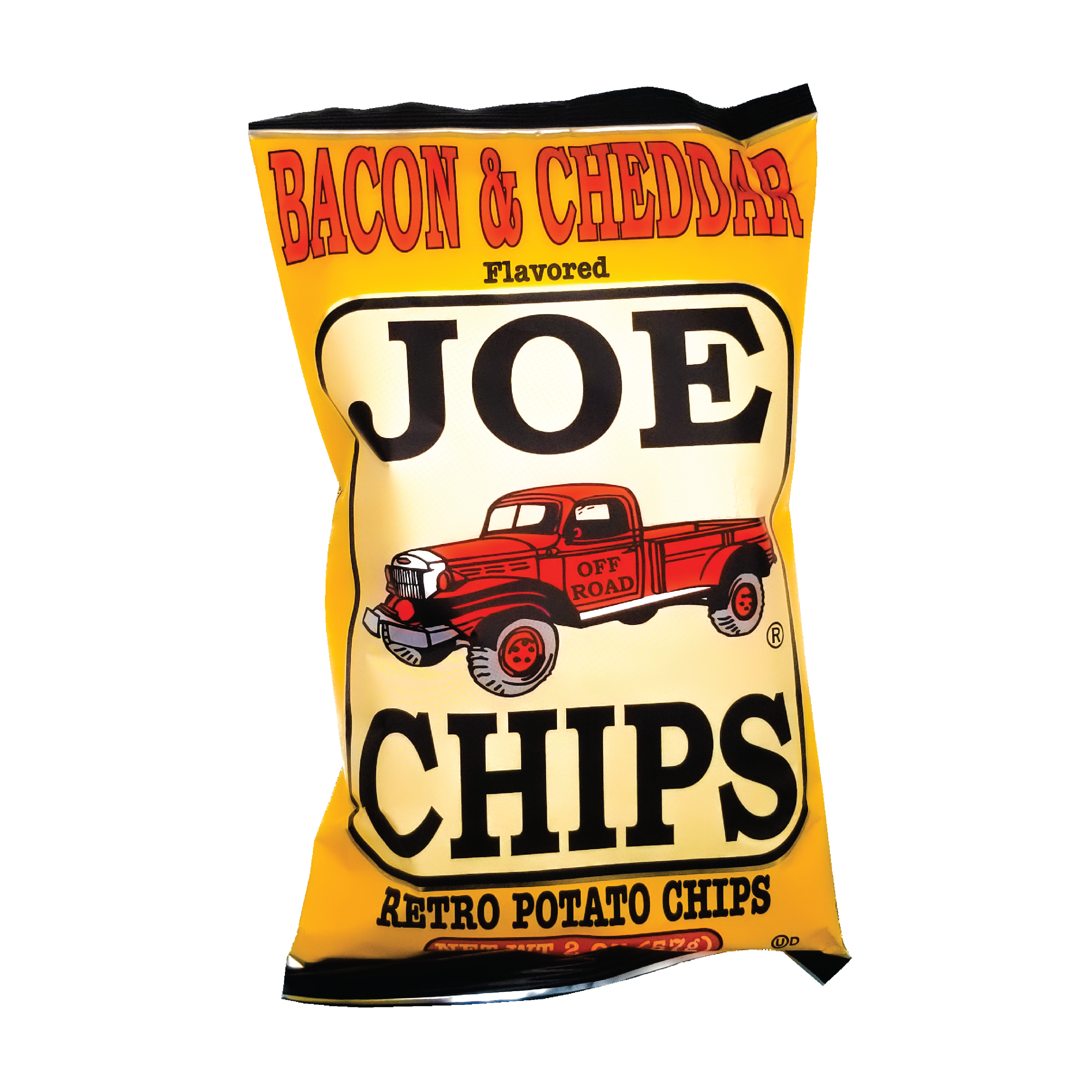 Joe Chips Kettle Cooked Chips, Bacon & Cheddar, 2oz (Pack of 28 ...