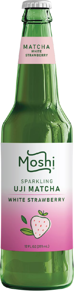 Moshi Sparkling Uji Matcha, White Strawberry, 12oz (Pack of 12) – Oasis ...