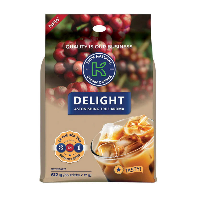 K Origin Delight Instant Coffee, 3-in-1, 612g - Multi-Pack – Oasis Snacks