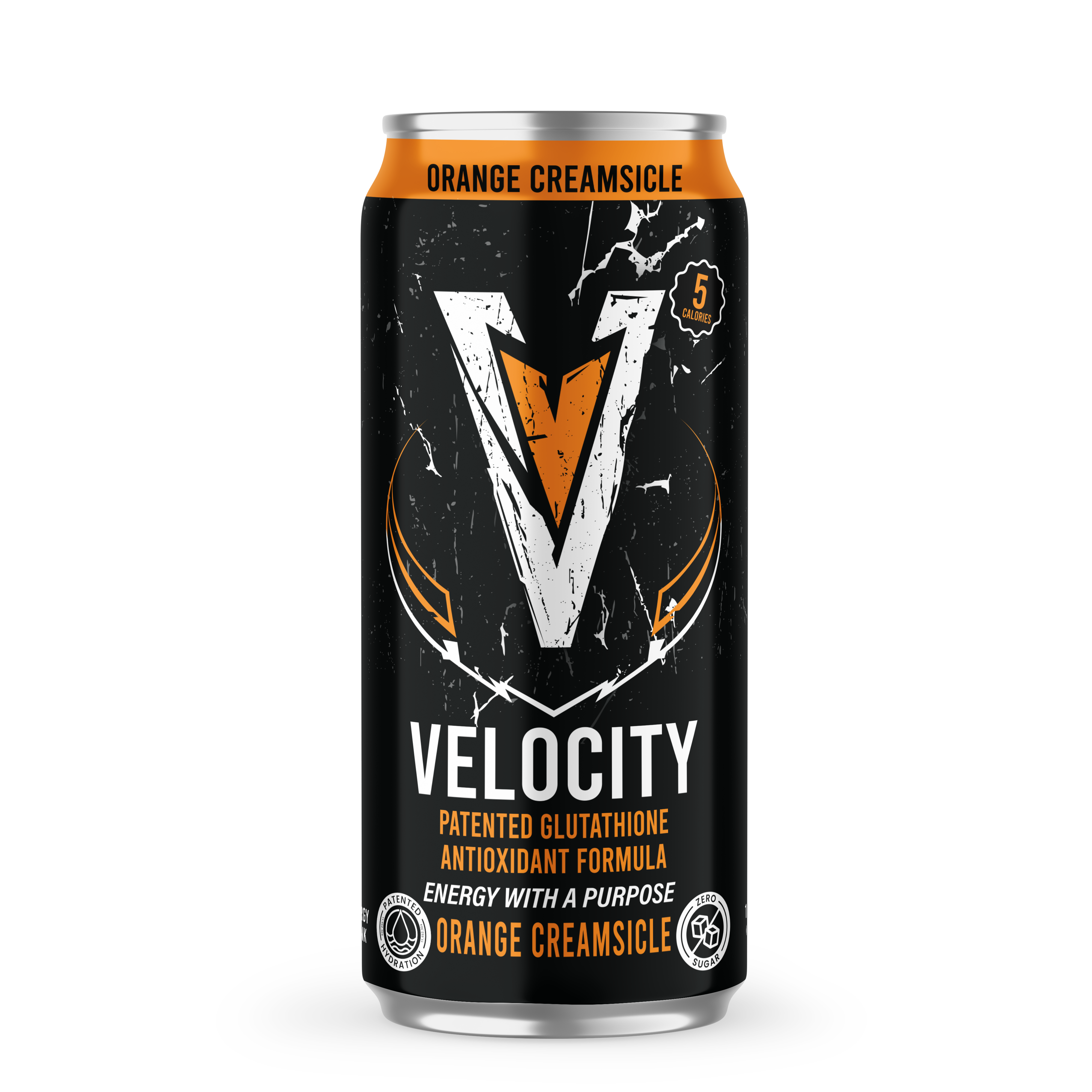Velocity Energy Drink, Orange Creamsicle, 16oz (Pack of 12) – Oasis Snacks