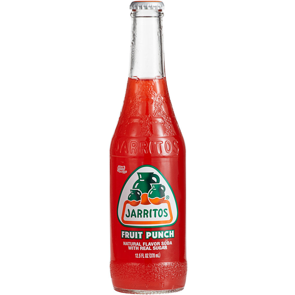Jarritos Natural Flavored Soda 12oz FRUIT PUNCH – Oasis Snacks