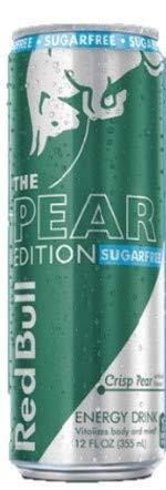Red Bull Pear Edition, Crisp Pear Sugar Free Energy Drink, 12 Fl Oz (P ...