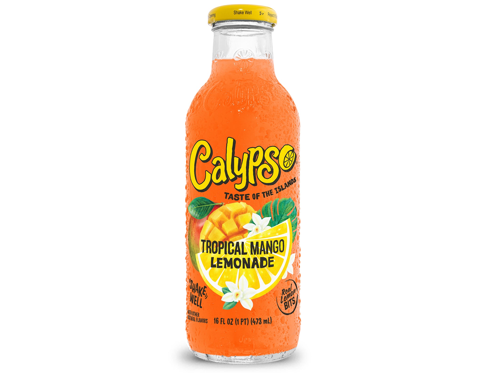 Calypso Lemonade, Tropical Mango, 16oz (Pack of 12) – Oasis Snacks