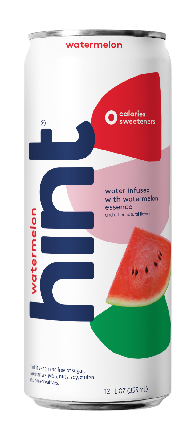 Hint Water, Watermelon, 12oz Cans (Pack of 12) – Oasis Snacks