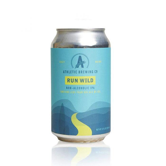 Athletic Brewing Company Non-Alcoholic Beer, Run Wild IPA, 12oz (Pack ...