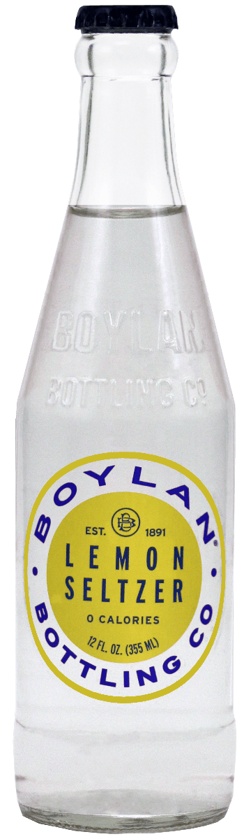 Boylan Bottling Pure Seltzer Water, Lemon, 12 Fluid Ounce Bottles (Pac ...