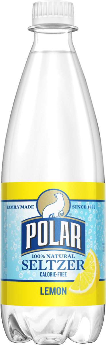Polar Lemon Seltzer Water 20oz Bottles (Pack of 24) – Oasis Snacks