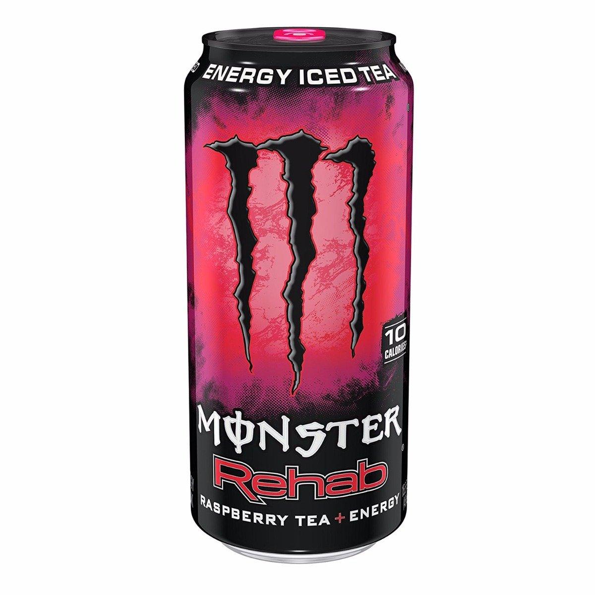Monster Rehab, Raspberry Tea + Energy, 15.5 Ounce (Pack of 24) – Oasis ...