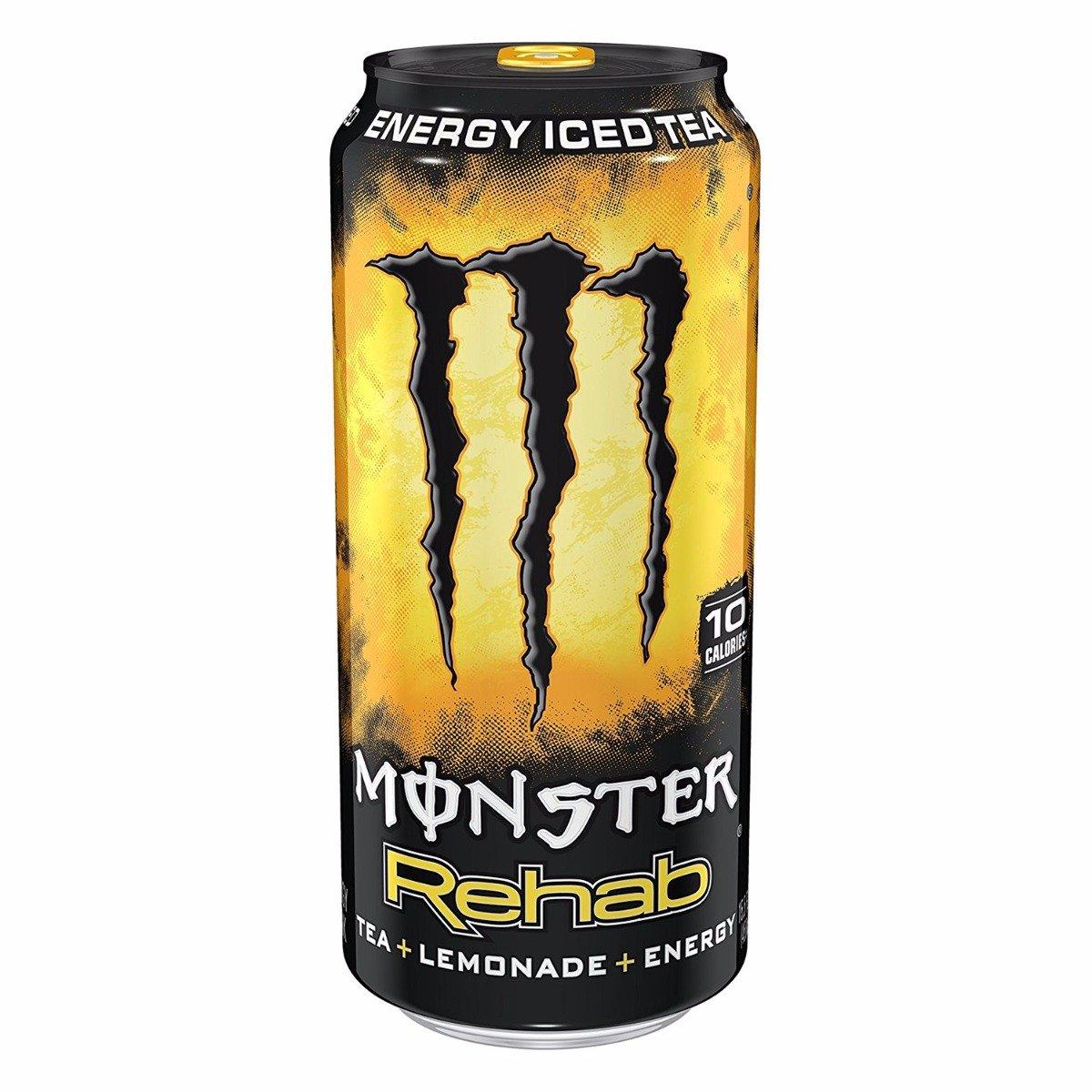 Monster Rehab, Tea + Lemonade + Energy, 15.5 Ounce (Pack of 24) – Oasis ...