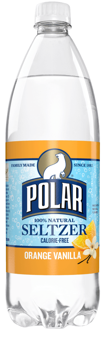 Polar Orange Vanilla Seltzer Water 1 Liter Bottles (Pack of 12) – Oasis ...
