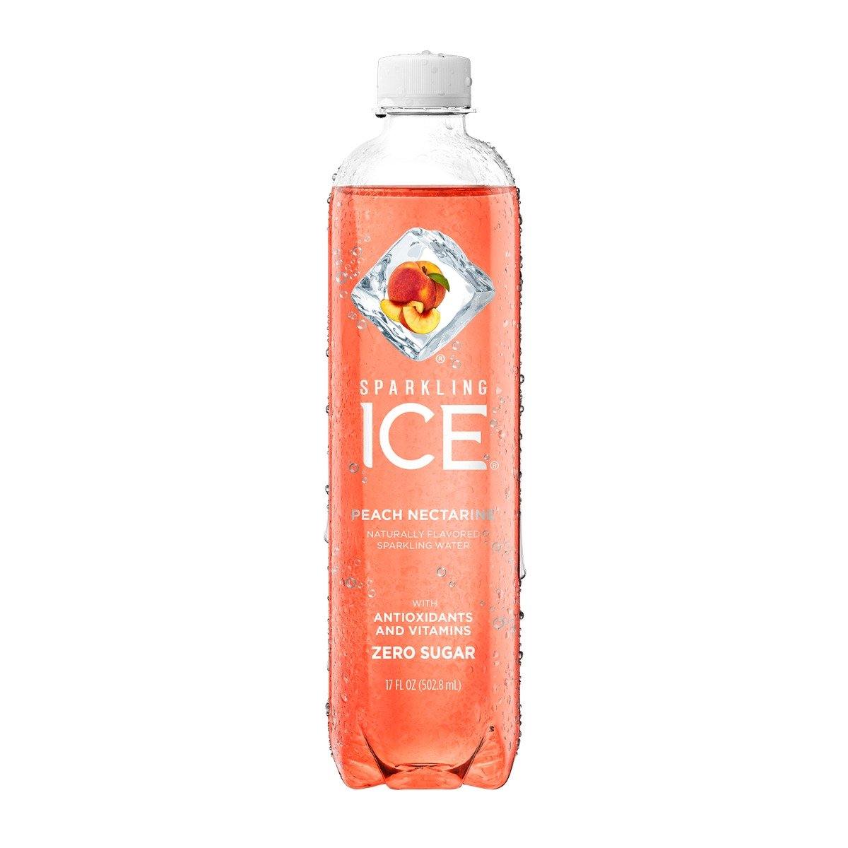Sparkling Ice Naturally Flavored Sparkling Water, Peach Nectarine, 17 ...